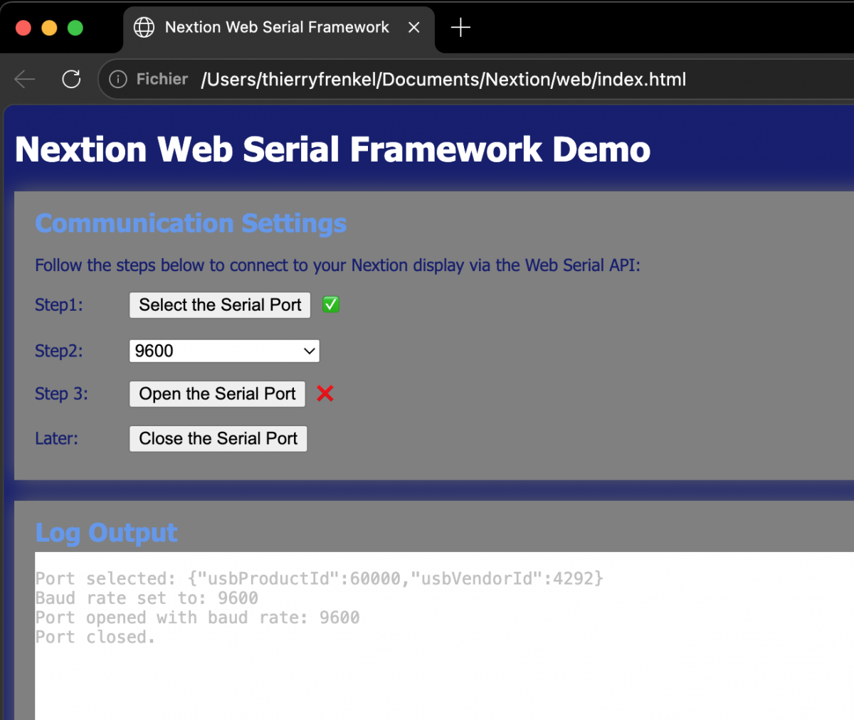 Control your Nextion HMI from (almost) any web browser – Nextion